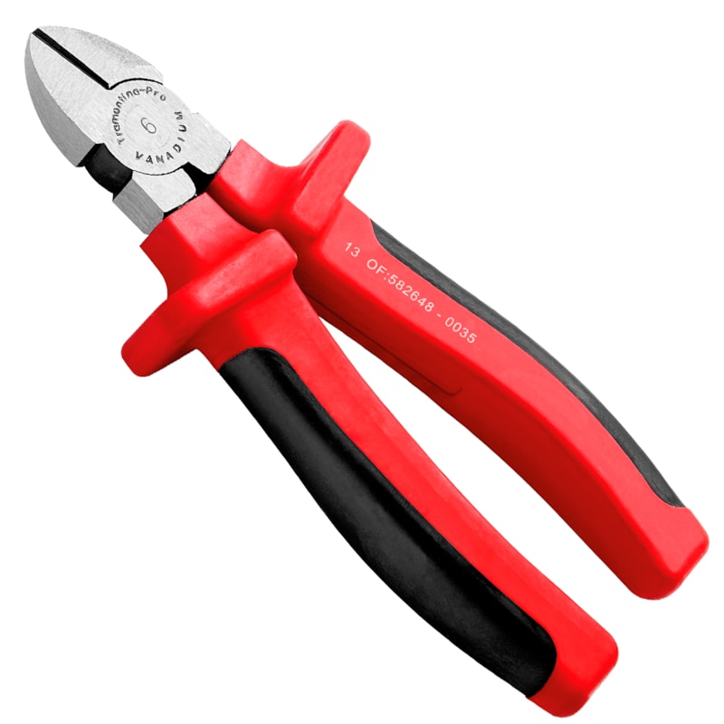 Alicate Corte Diagonal 6" 1000v VDE Ref.44301/016 Tramontina - Ultra Maquinas