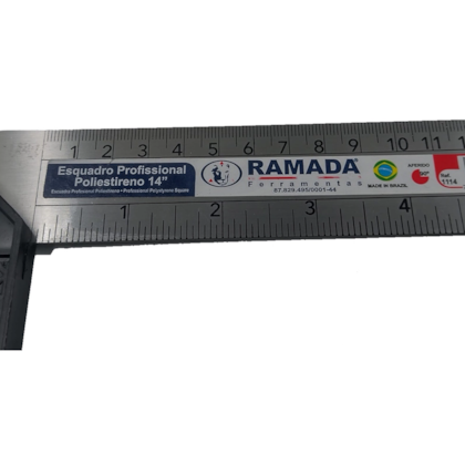Esquadro Profissional 14pol em Poliestireno 1114 Ramada - Ultra Maquinas