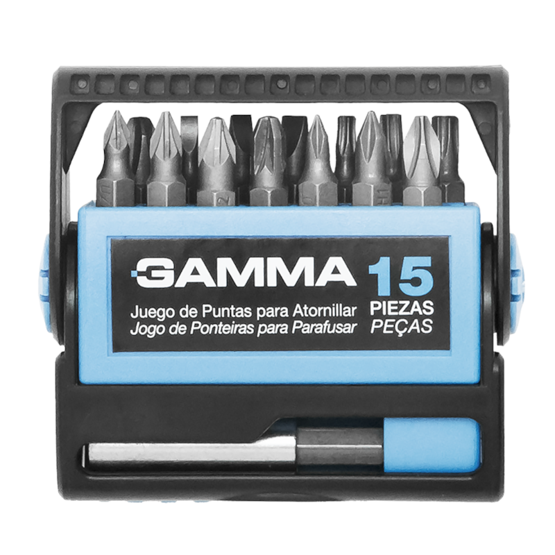 Jogo de Bits com 15 Peças Gamma - Ultra Maquinas