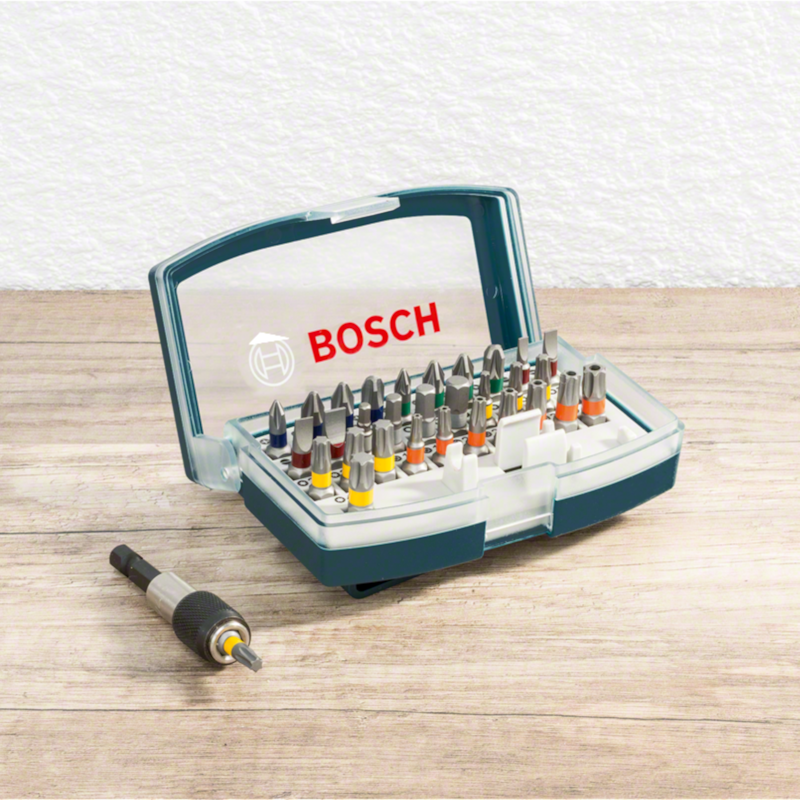 Jogo de Bits para parafusar 32 pçs - Bosch | Ultra Máquinas