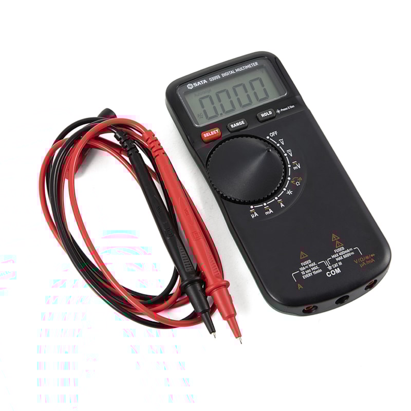 Multímetro Digital Clássico CAT III ST03055 Sata - Ultra Maquinas